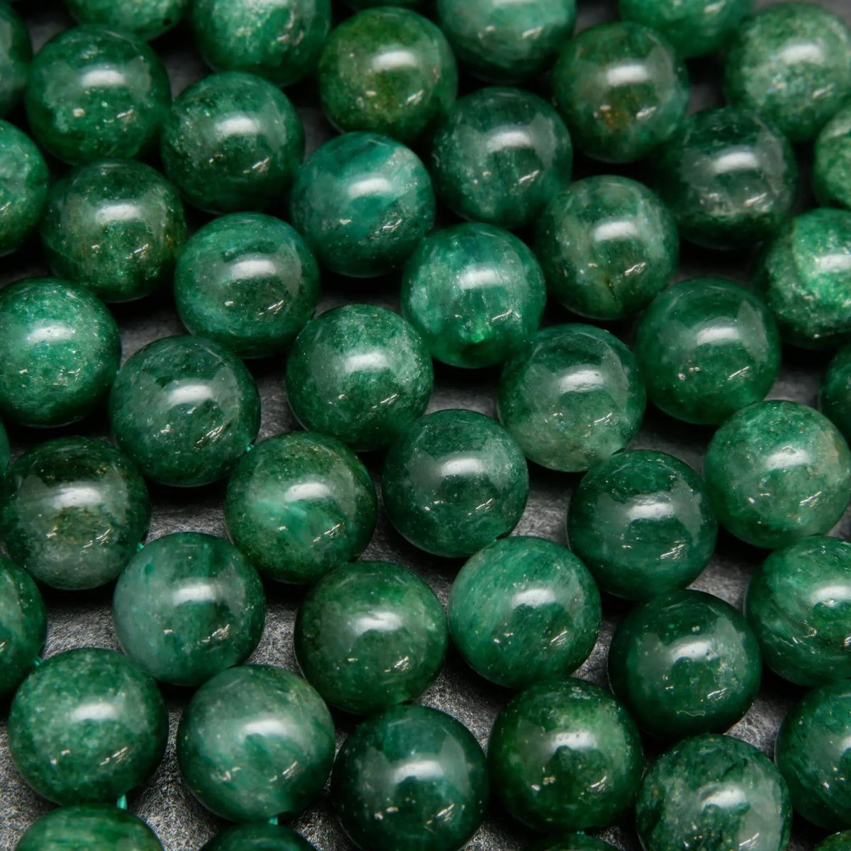 Muscovite Green Mica AAA · Smooth · Round · 6mm, 8mm, 10mm **CLEARANCE ...