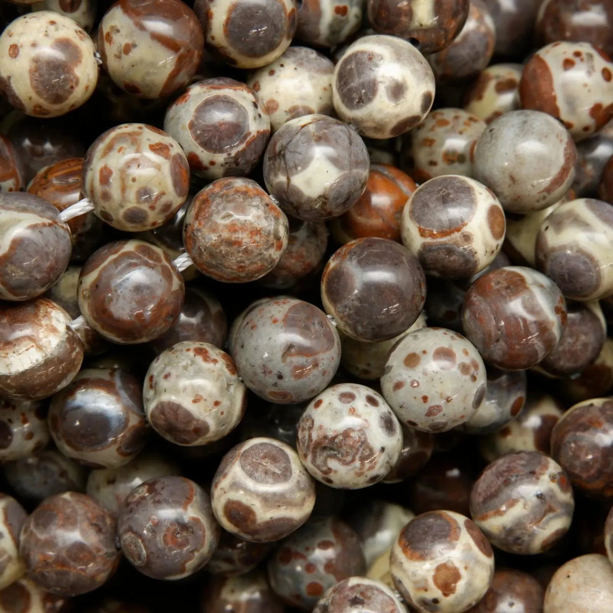 Orbicular Jasper Beads | Natural Stone Beads– Tejas Beads