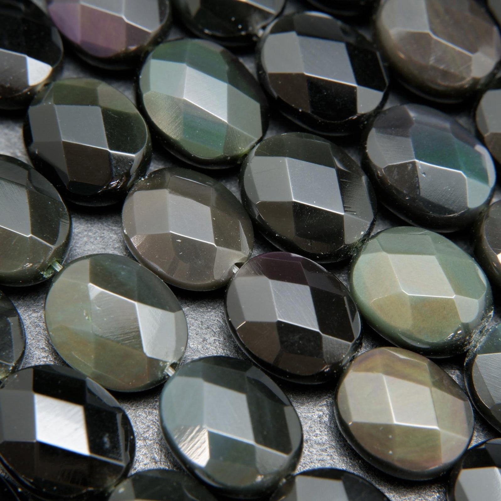 Natural Obsidian Beads at Tejas Beads