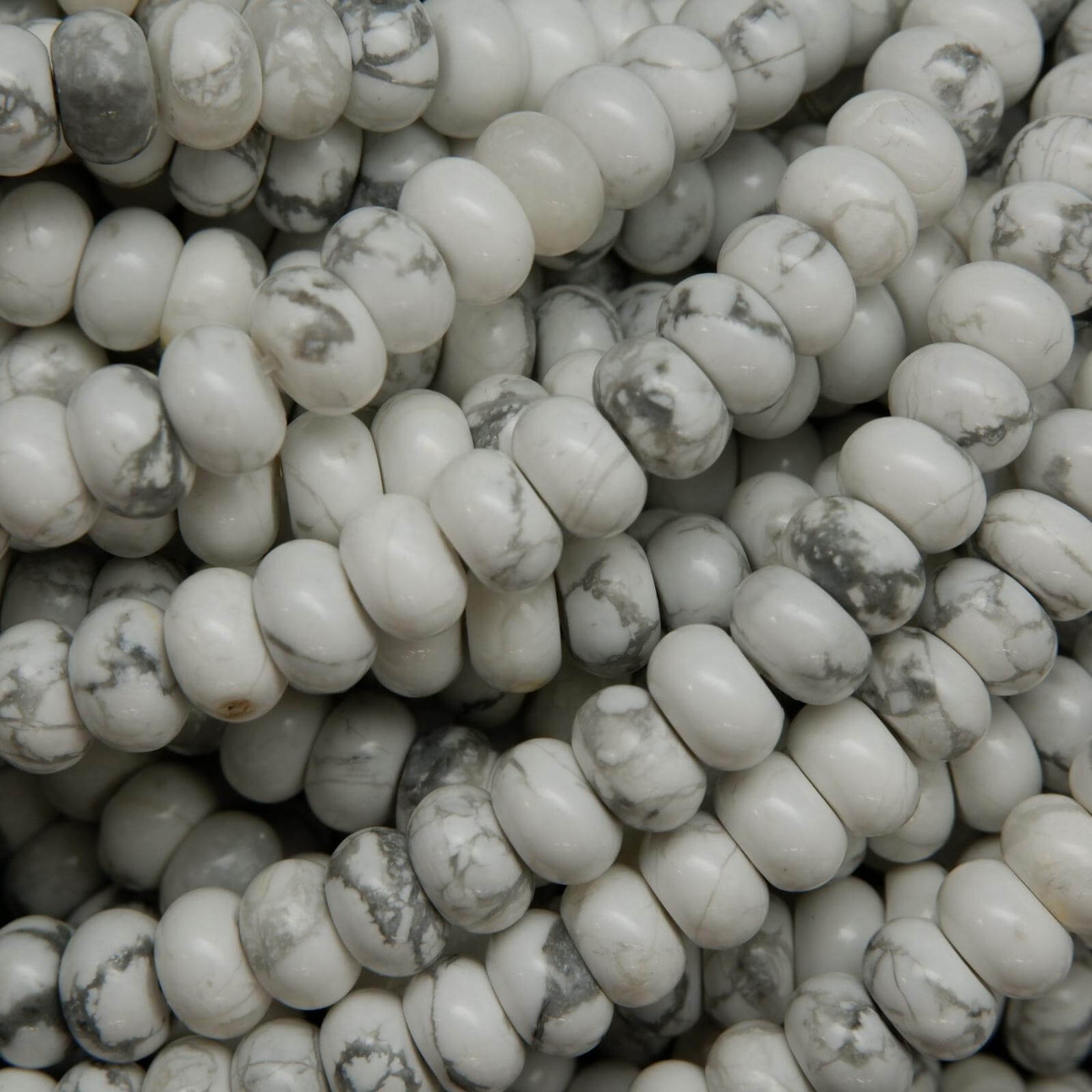 White Howlite Beads | Natural Gemstone Beads– Tejas Beads