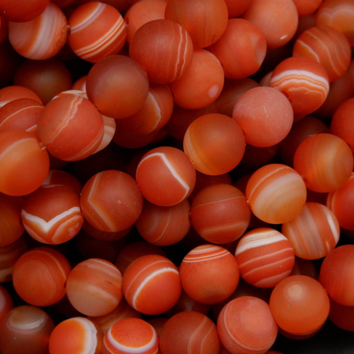 Sardonyx Agate Beads | Banded Agate | Tejas Beads