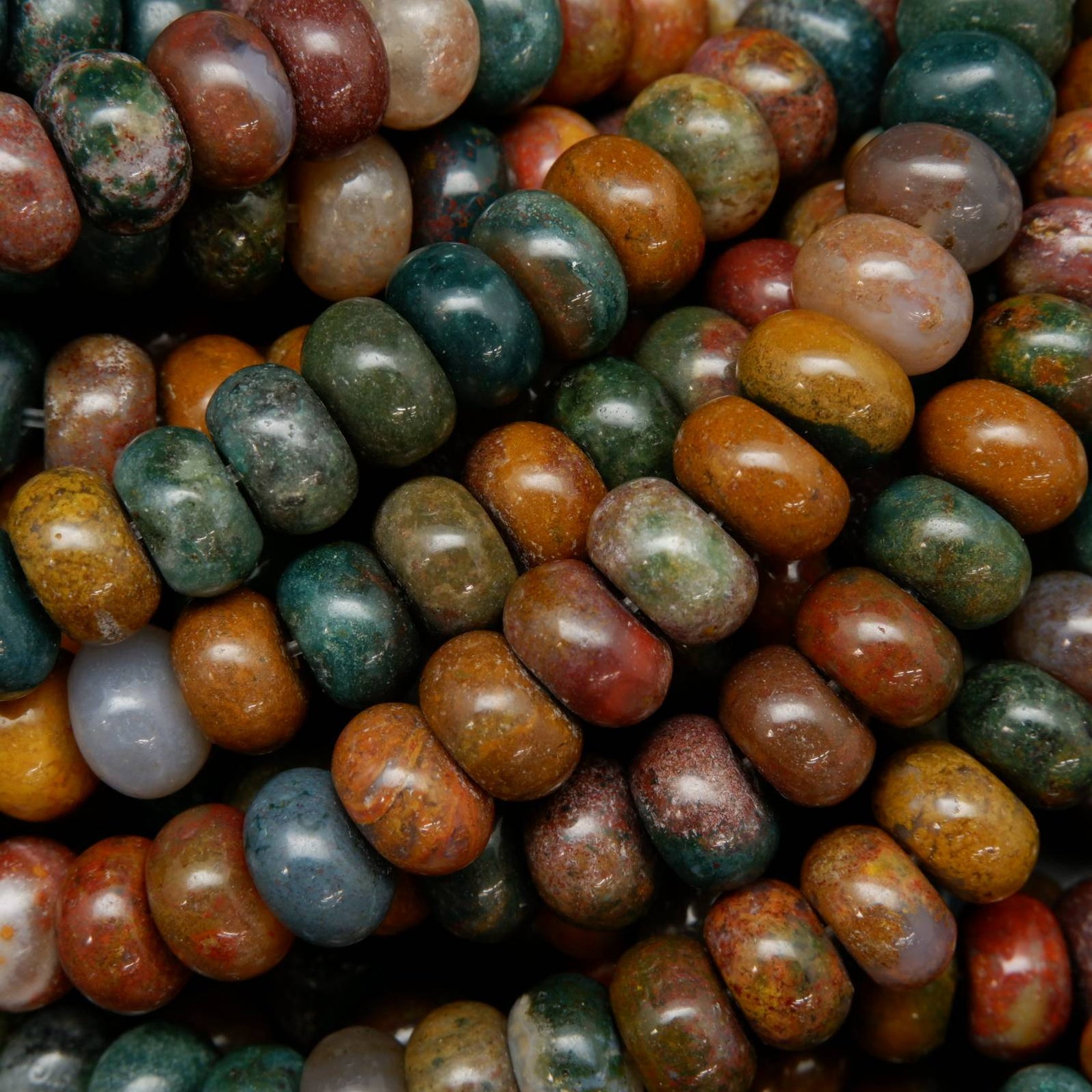 Ocean Jasper Beads | Natural Gemstone Beads– Tejas Beads