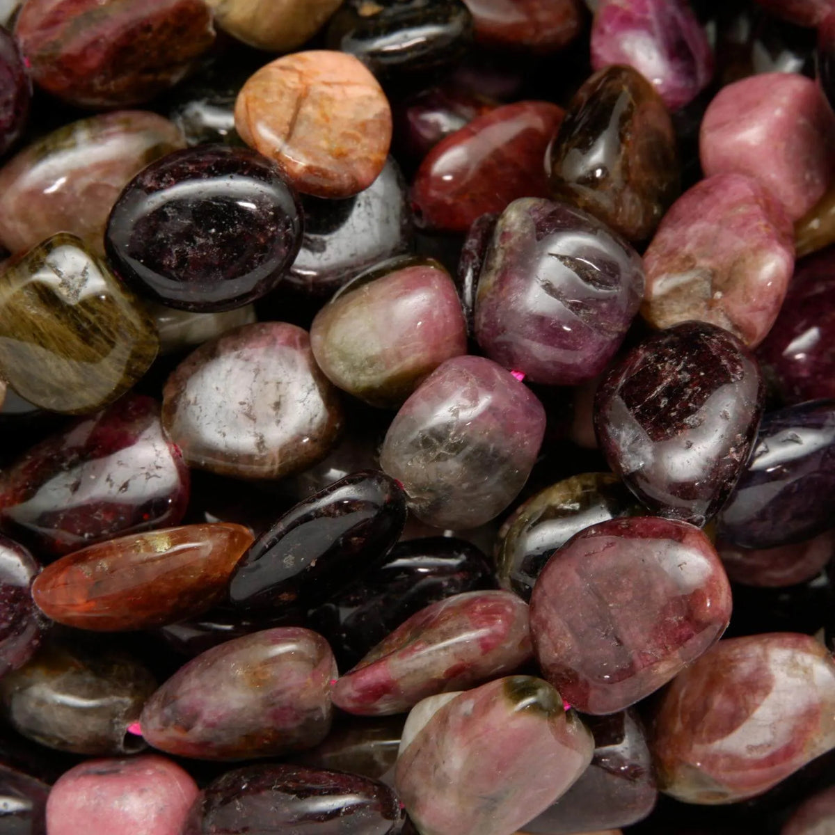 Watermelon Tourmaline · Smooth · Nugget · 10x14mm | Bead | Tejas Beads