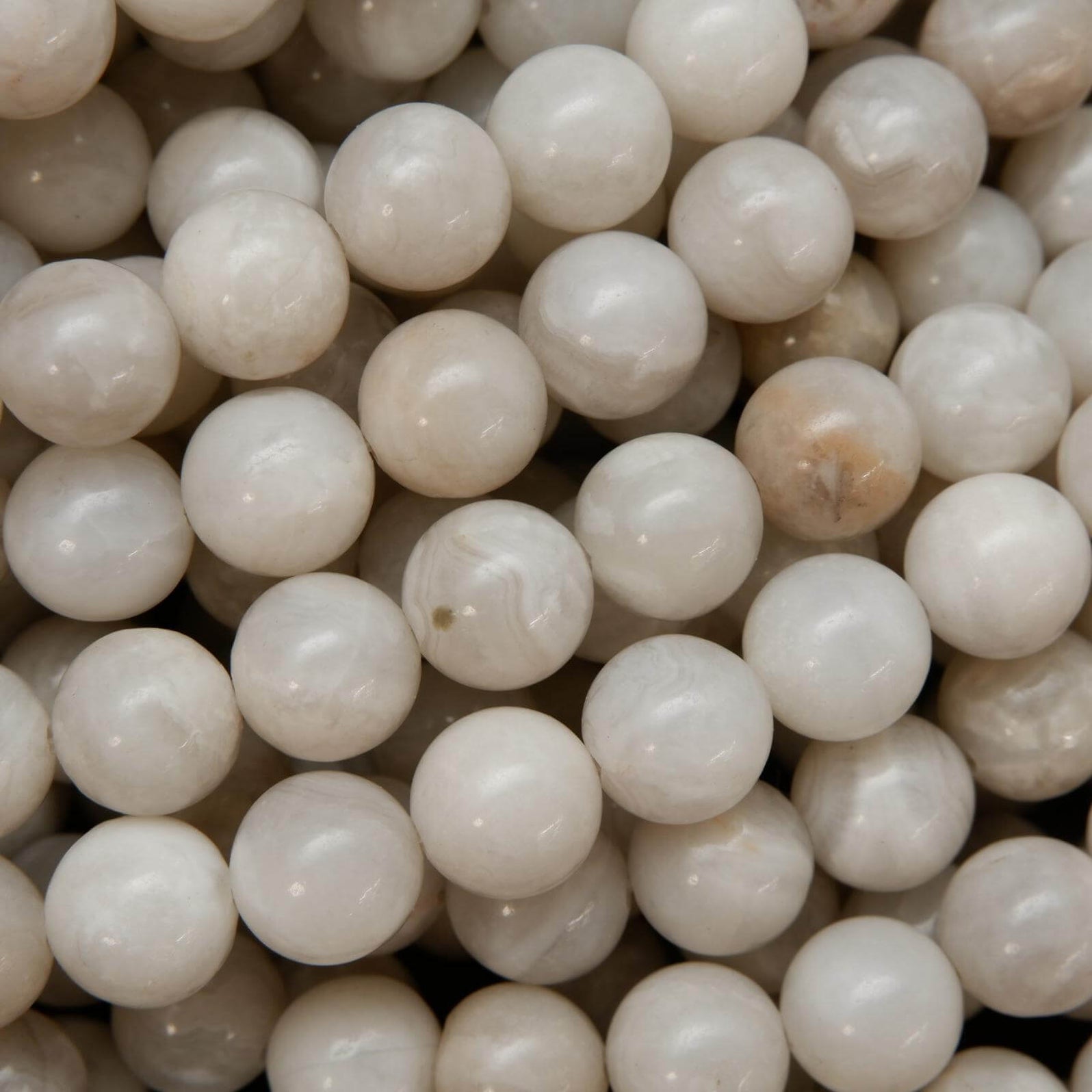 White Beads For Jewelry Making | Tejas Beads